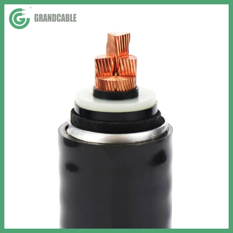 CU/XLPE/CAS/PE 48/66kV 1X1000mm2 HV Cable for Power Plant - Buy 48/66kV ...