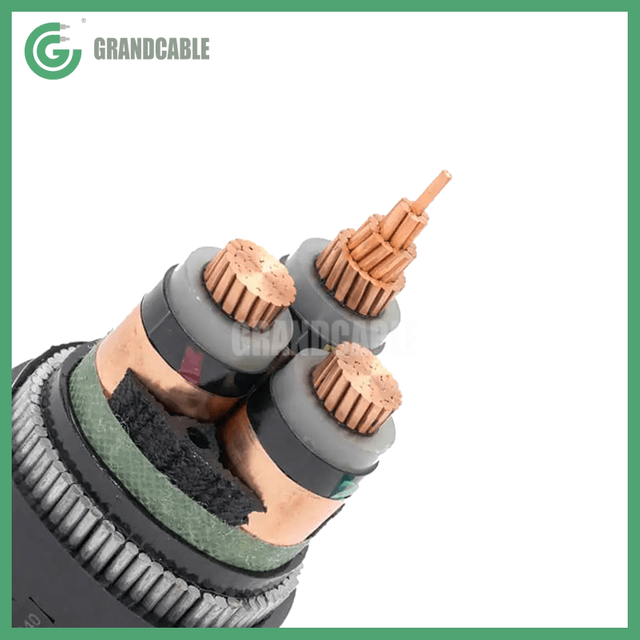 XLPE/SWA/PVC Cu. Cable 11kV 3C 150mm2 IEC 60502-2 - Buy xlpe cable, SWA ...