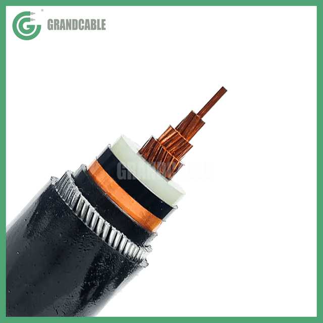 12kV Power Cable (Cu conductor, XLPE insulated, 400 sq.mm., single core ...